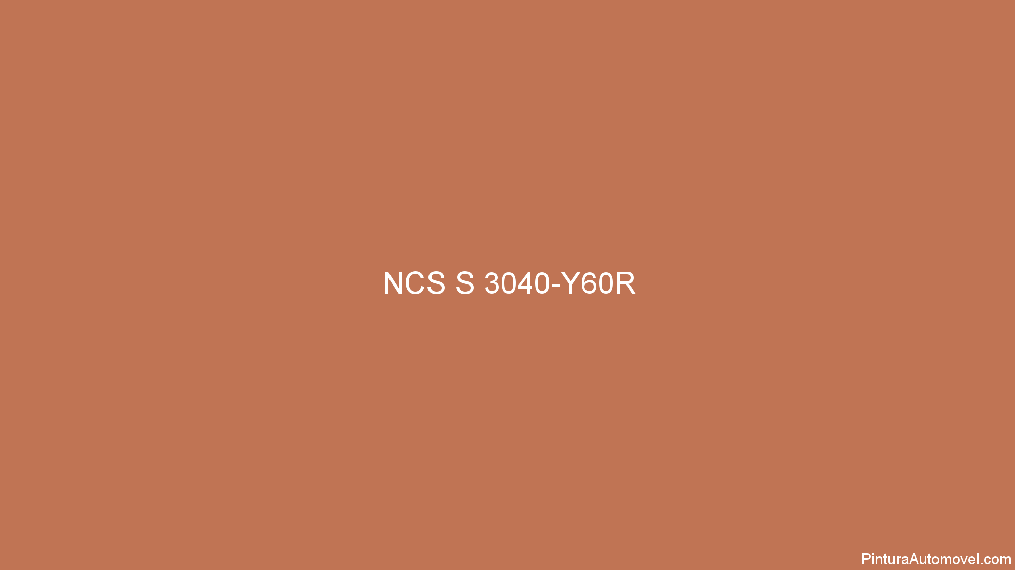 S 3040-Y60R : Cor NCS S 3040-Y60R | PinturaAutomovel.com
